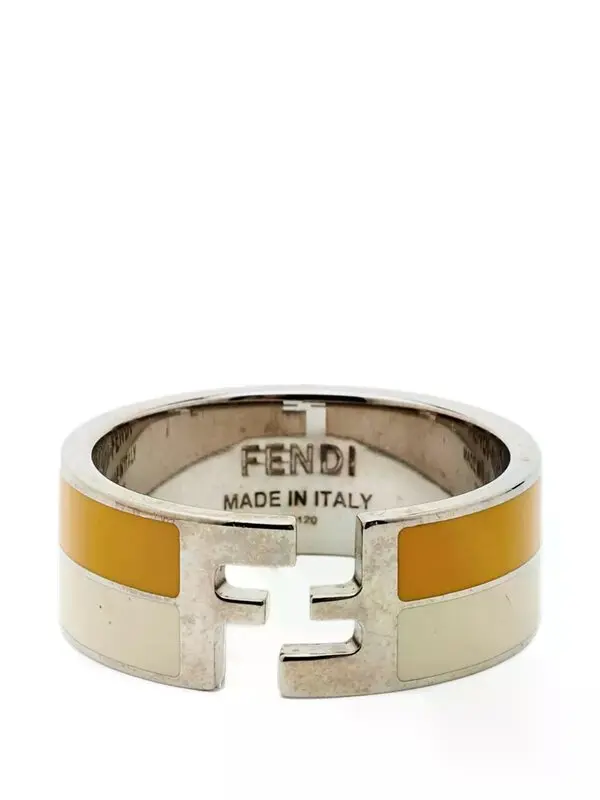 Fendi Ff Enamel Ring