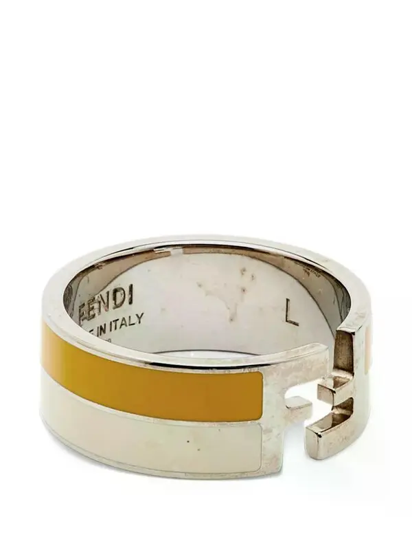 Fendi Ff Enamel Ring