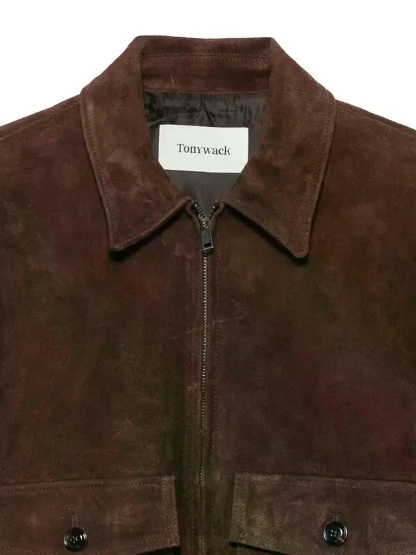 TONYWACK Suede Bomber Jacket