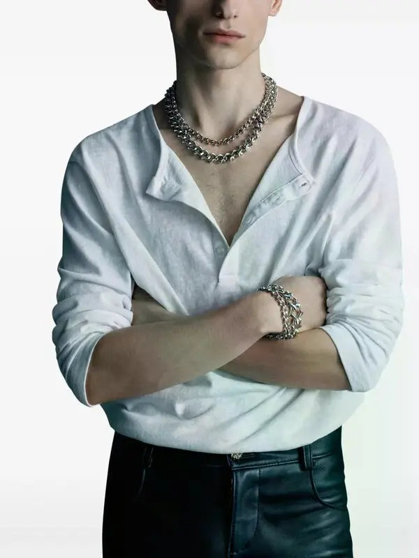 Emanuele Bicocchi Sharp Polished Chain Bracelet