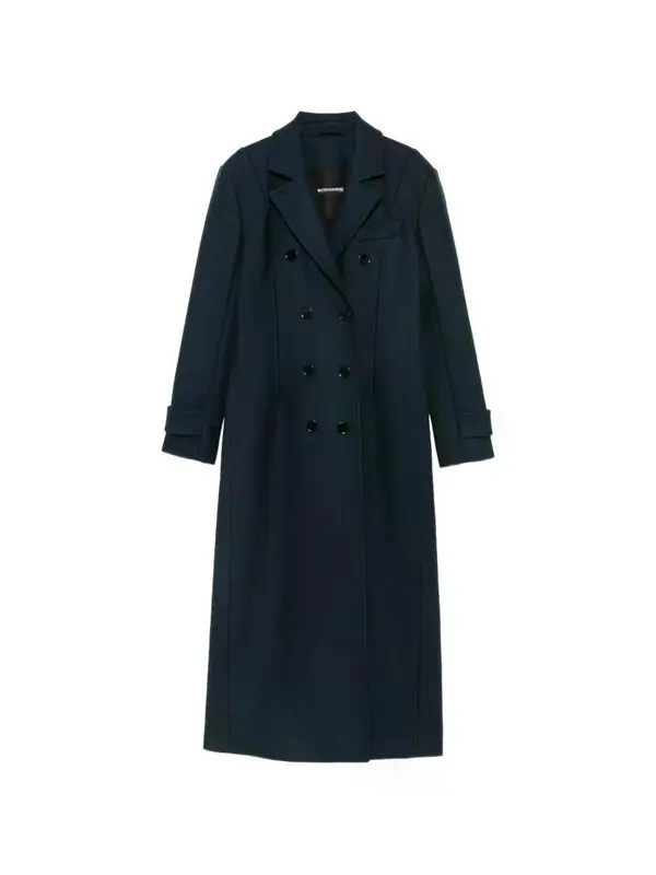 Patrizia Pepe Double-breasted Wool-blend Coat