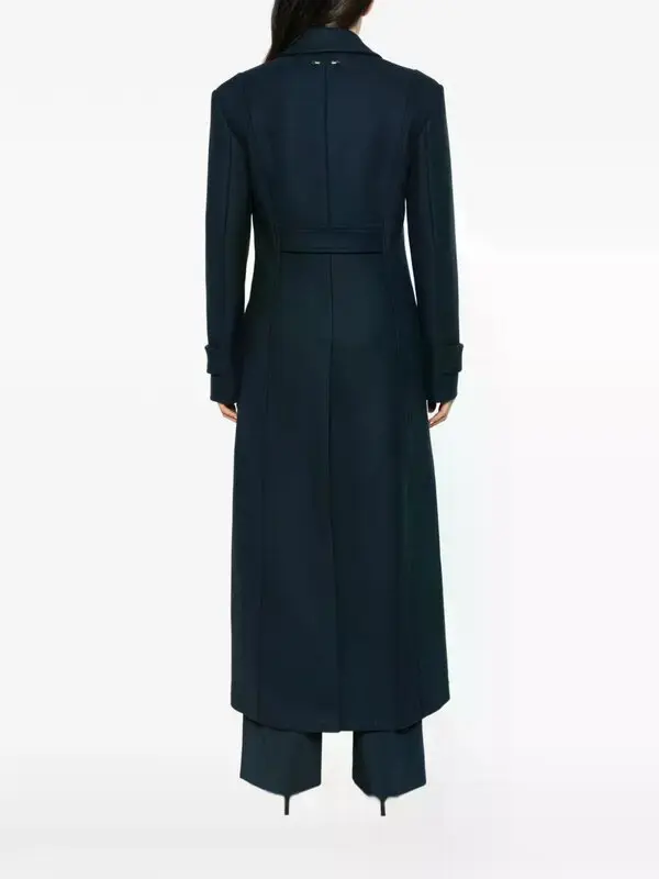 Patrizia Pepe Double-breasted Wool-blend Coat