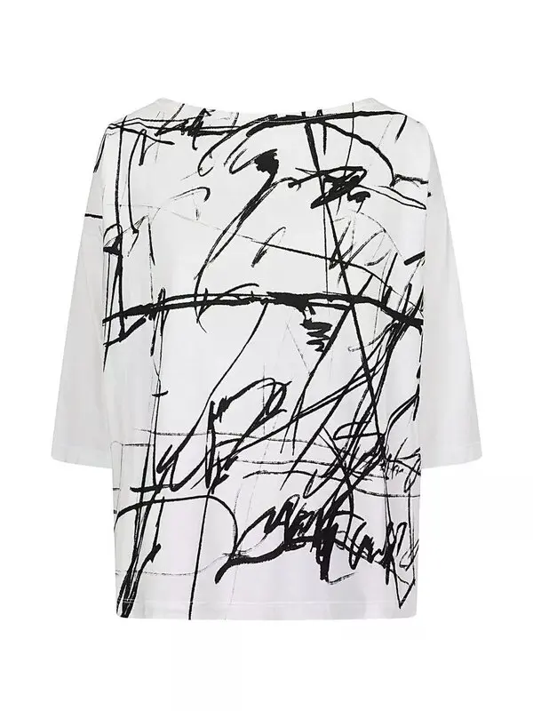 MOYURU Abstract-print T-shirt
