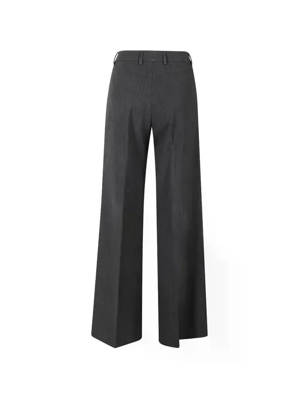 Seventy Pinstripe Wide-leg Trousers