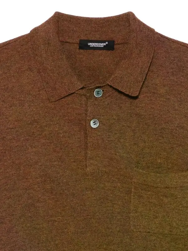 Undercover Button-fastening Pocket Sweater