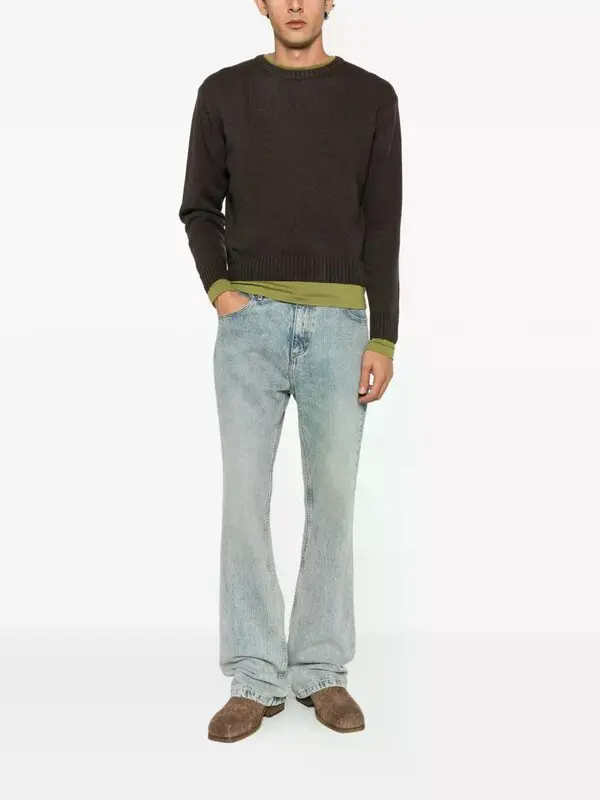 TONYWACK Ribbed-trim Sweater
