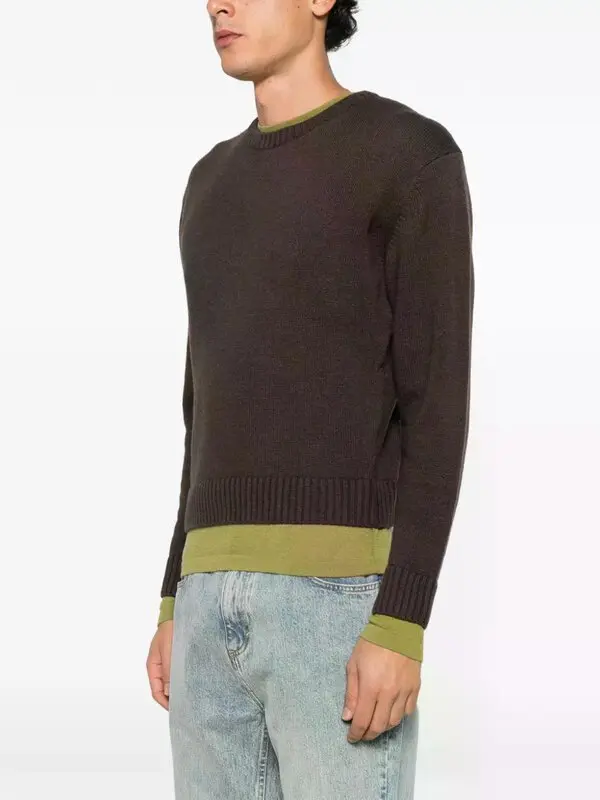 TONYWACK Ribbed-trim Sweater