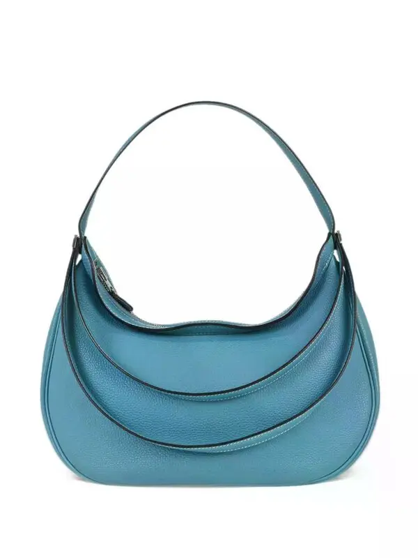 Hermès 2003 Caporal Leather Shoulder Bag - Blue