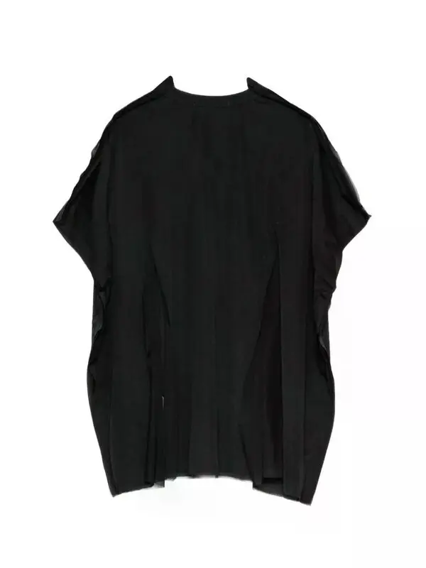 Comme Des Garçons Asymmetrical Layered-panel Top
