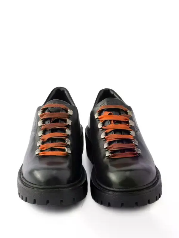 Prada Aged Leather Sneakers
