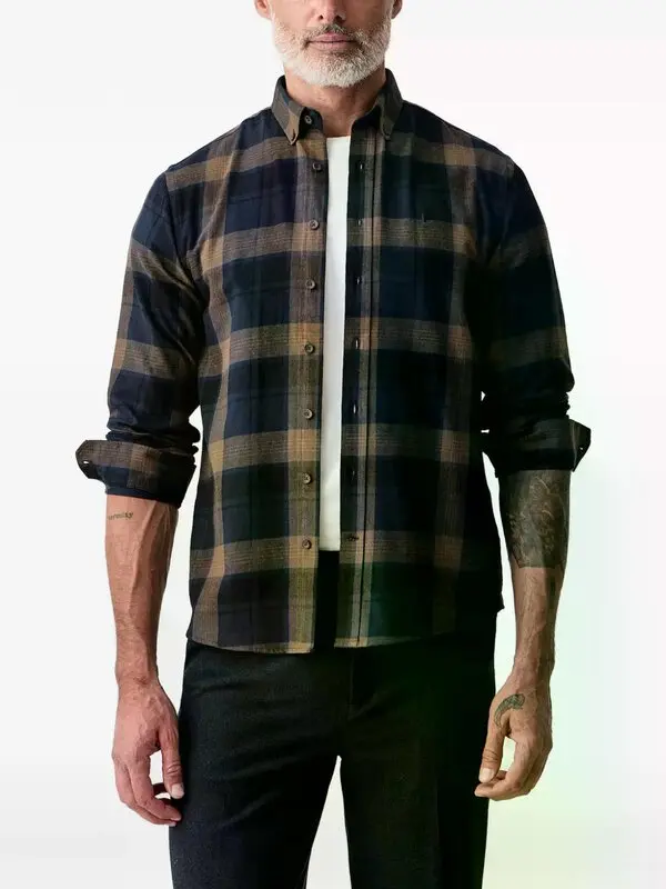 Lindbergh Check Button-down Shirt