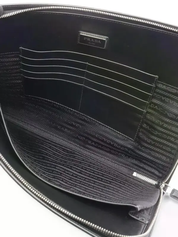 Prada 2000s Saffiano Travel Clutch Bag