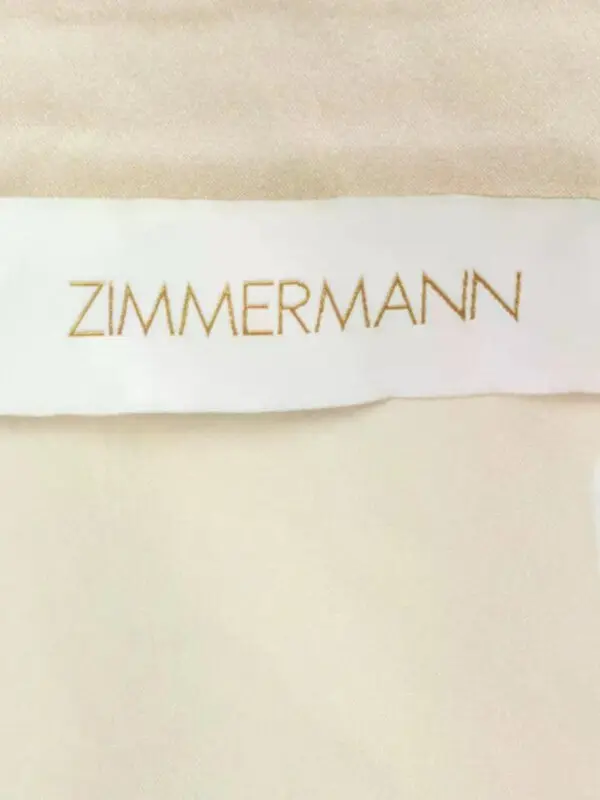 Zimmermann Wrap-around Satin Dress