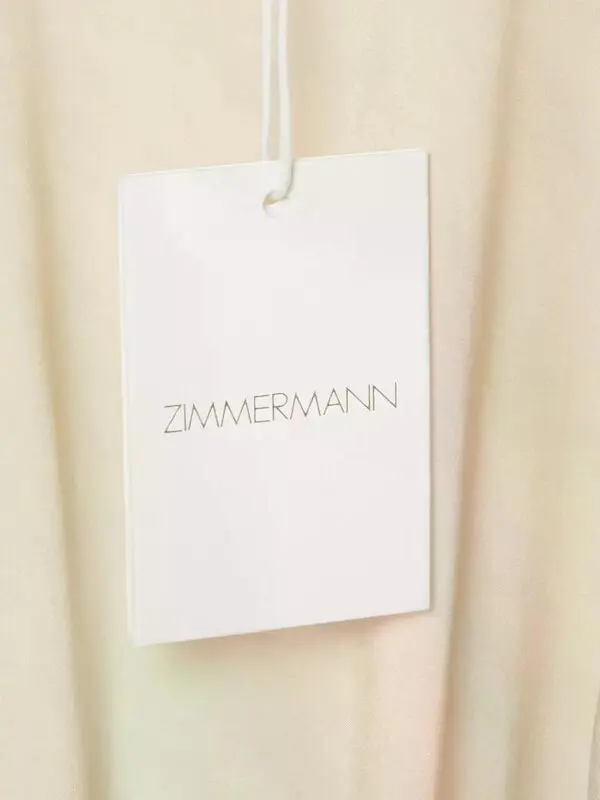 Zimmermann Wrap-around Satin Dress
