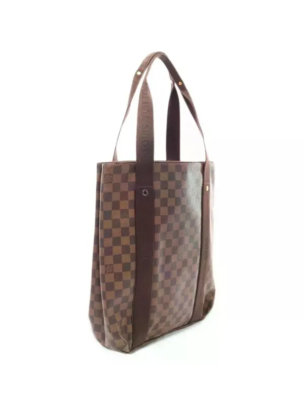 LOUIS VUITTON 2008 Bobourg Damier Ebène Tote Bag