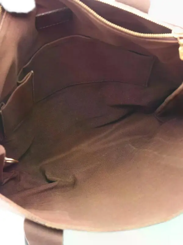 LOUIS VUITTON 2008 Bobourg Damier Ebène Tote Bag