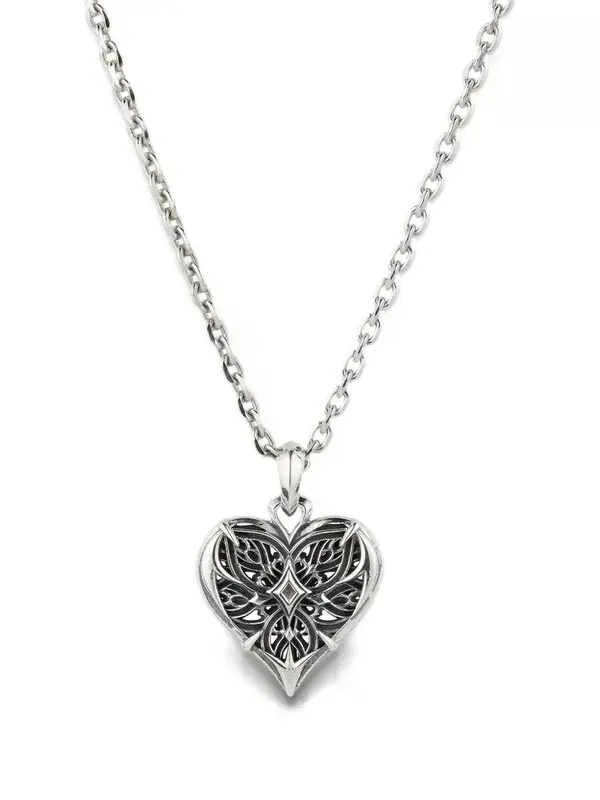 Emanuele Bicocchi Notre-heart Necklace - Silver