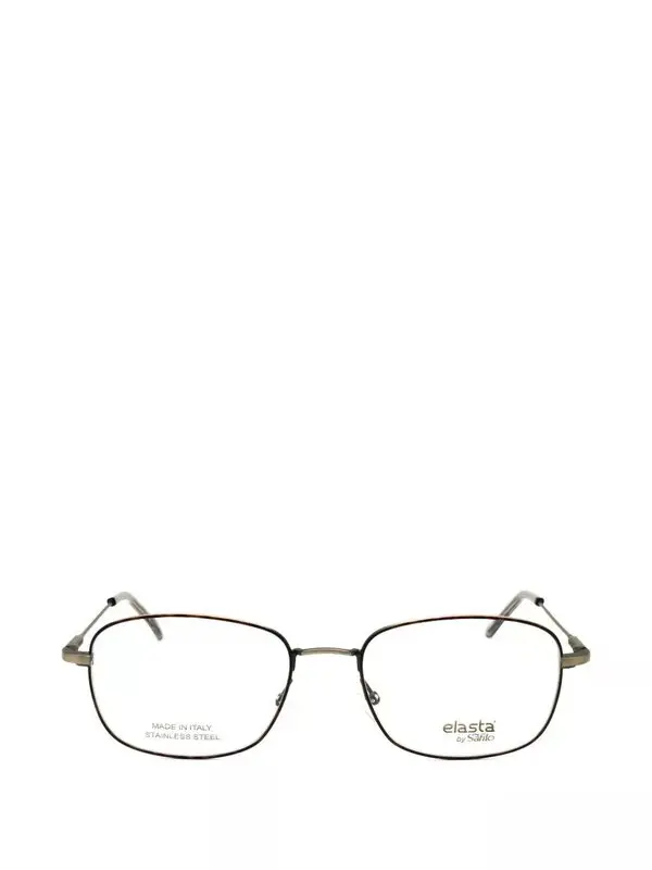 ELASTA Rectangle-frame Glasses - Grey