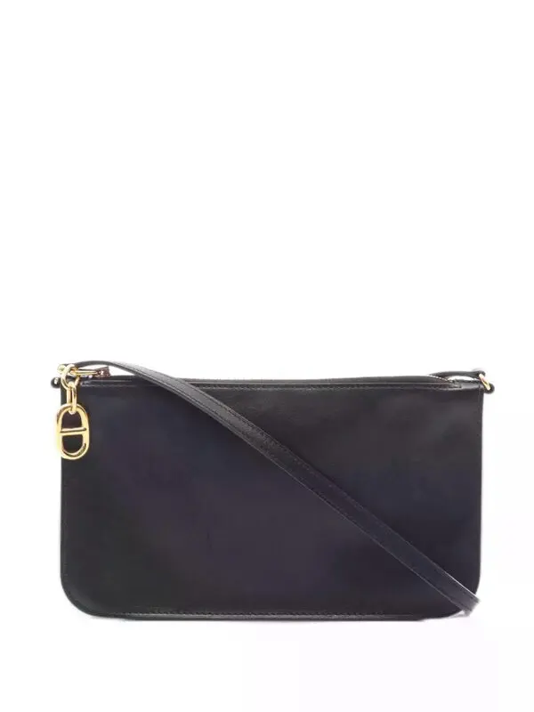 Hermès Zip Ango To Go Chaîne D'ancre Shoulder Bag - Black
