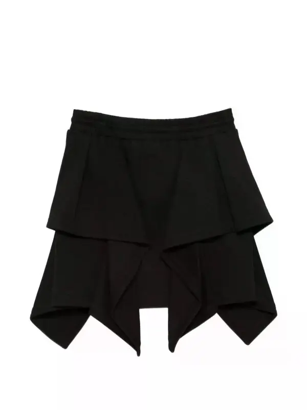 JUUN.J Drawstring Layered Mini Skirt