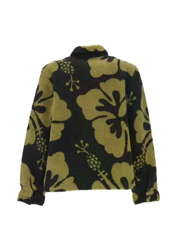 Deus Ex Machina Floral-print Fleece Jacket