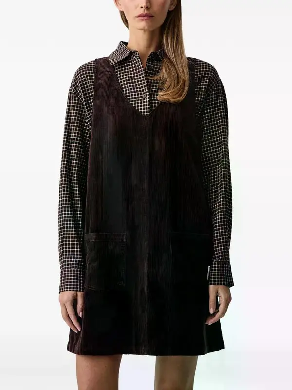 Marc O'polo Corduroy V-neck Mini Dress