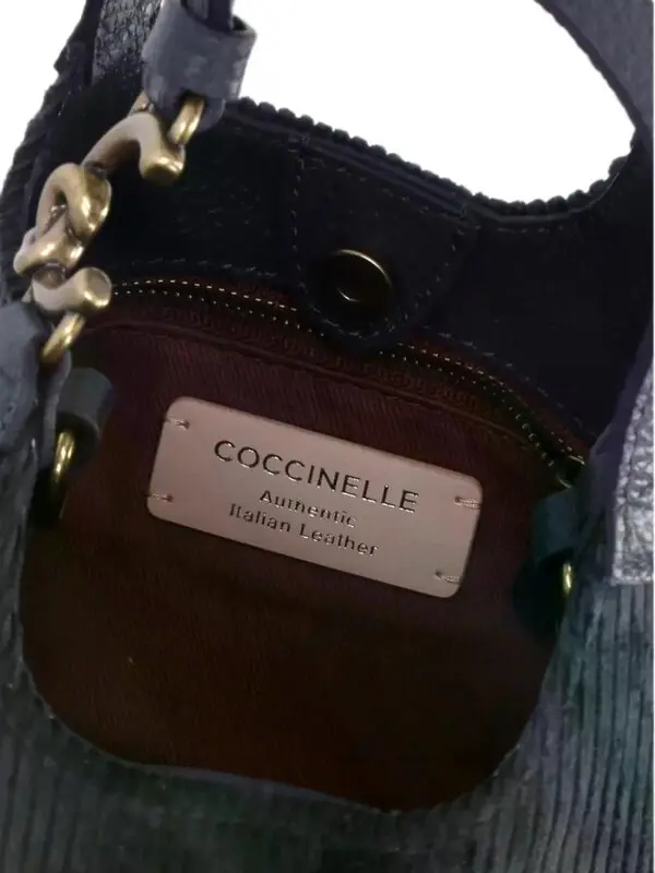 COCCINELLE Corduroy-effect Tote Bag - Blue