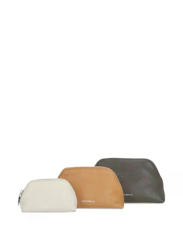 COCCINELLE Pebbled Leather Clutch