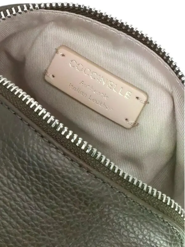 COCCINELLE Pebbled Leather Clutch