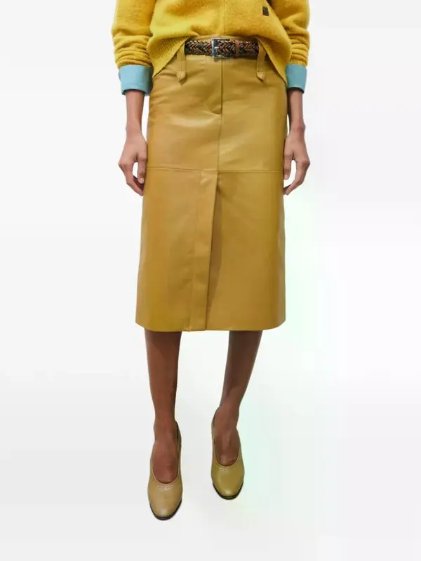 Tory Burch Leather Skirt