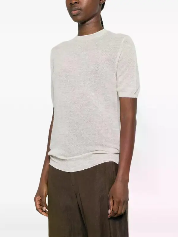Loro Piana Short-sleeve Crew-neck Sweater