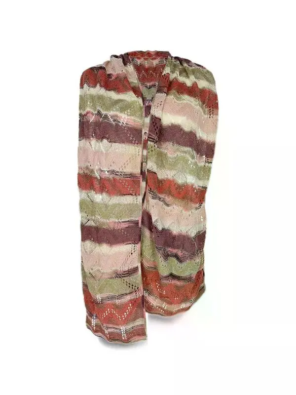 Missoni Knitted Zigzag Scarf