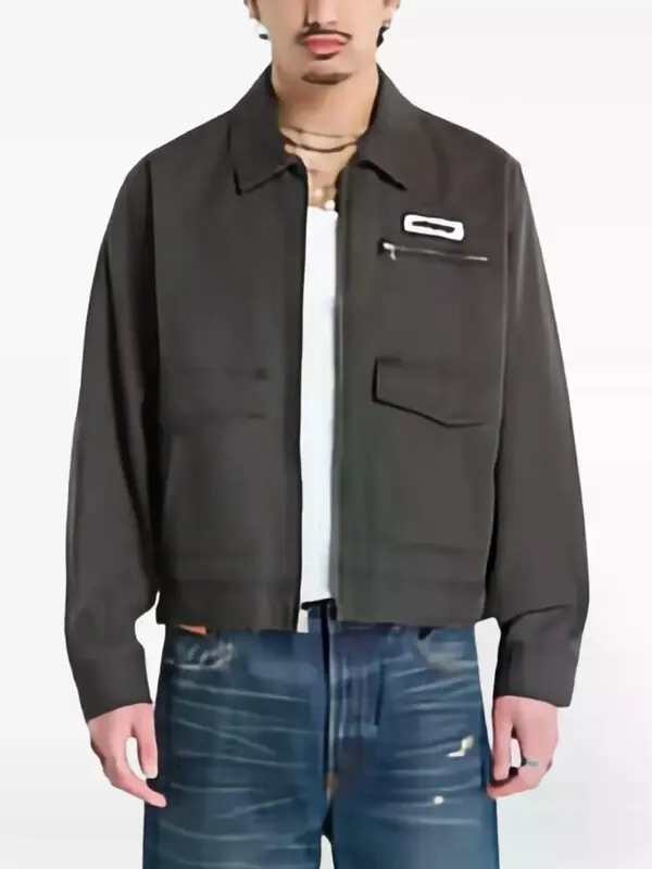 Obey Walter Patch Denim Jacket - Grey