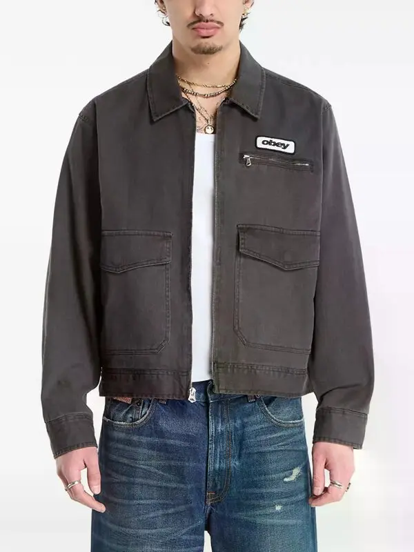 Obey Walter Patch Denim Jacket