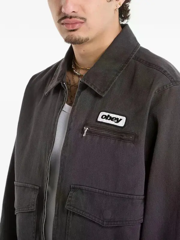 Obey Walter Patch Denim Jacket