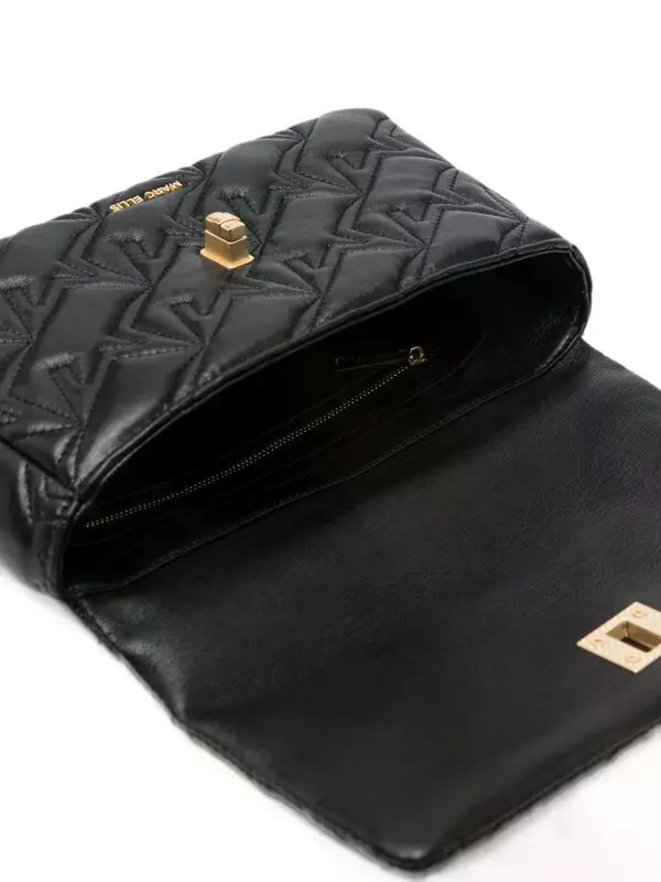 MARC ELLIS Katelyn Quilted Shoulder Bag - Black