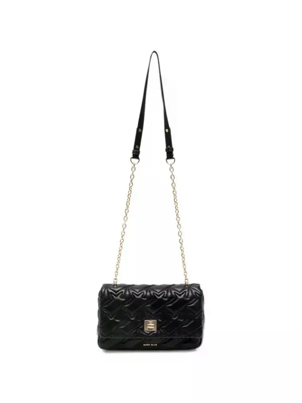 MARC ELLIS Katelyn Quilted Shoulder Bag - Black