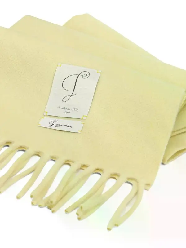 Jacquemus The Cavallo Scarf With Logo Label