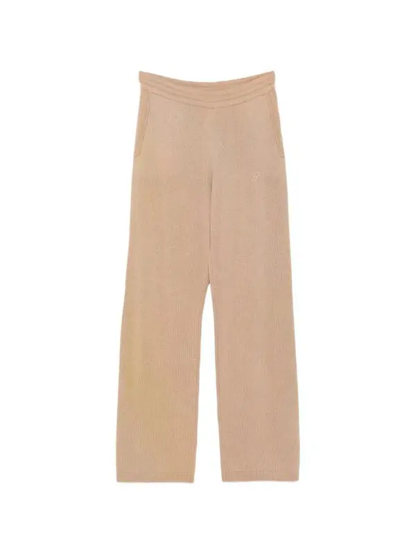 Sporty & Rich Ivana Logo-embroidered Track Pants - Neutrals