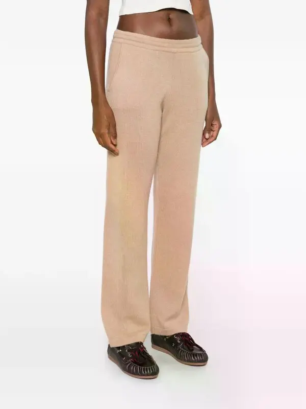 Sporty & Rich Ivana Logo-embroidered Track Pants