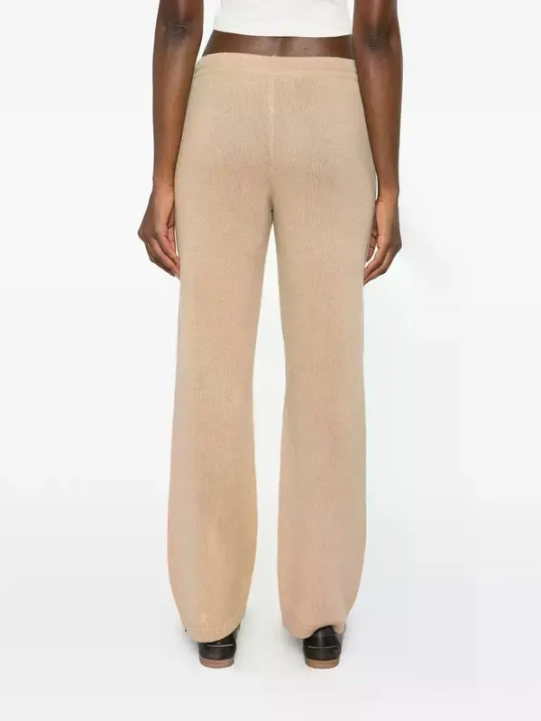 Sporty & Rich Ivana Logo-embroidered Track Pants