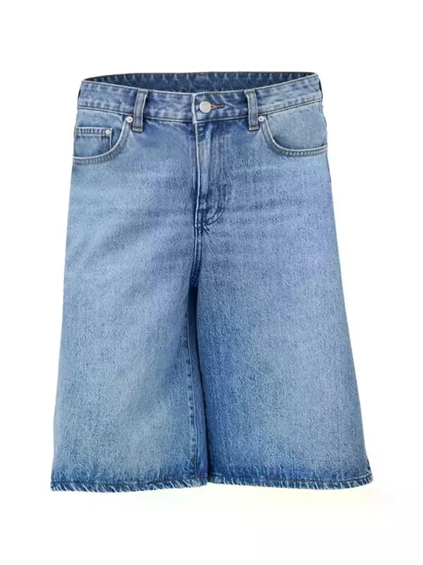 BENETTON Faded Denim Shorts