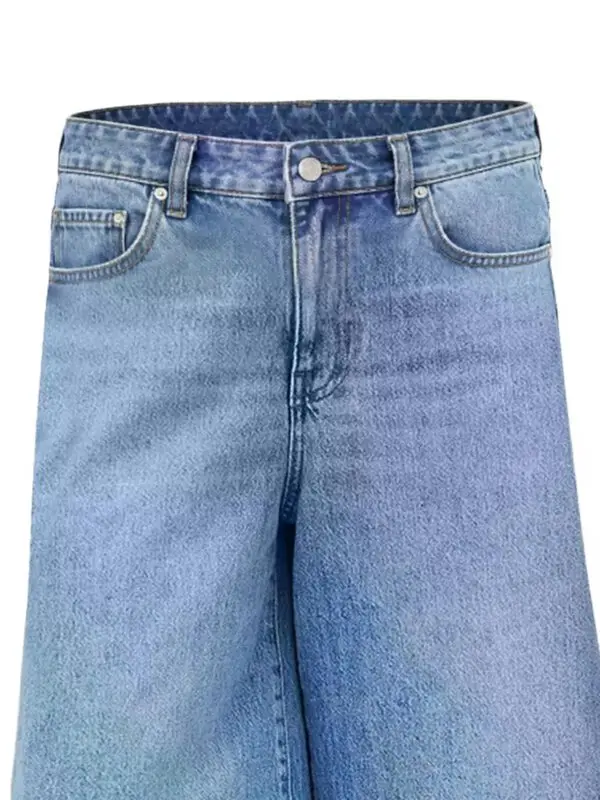 BENETTON Faded Denim Shorts