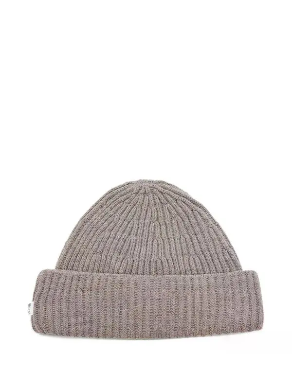 Nn07 Ribbed-knit Beanie Hat - Neutrals
