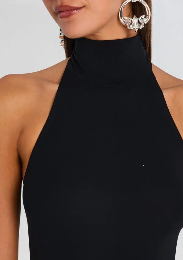 Commando Ballet Turtleneck Halter Bodysuit