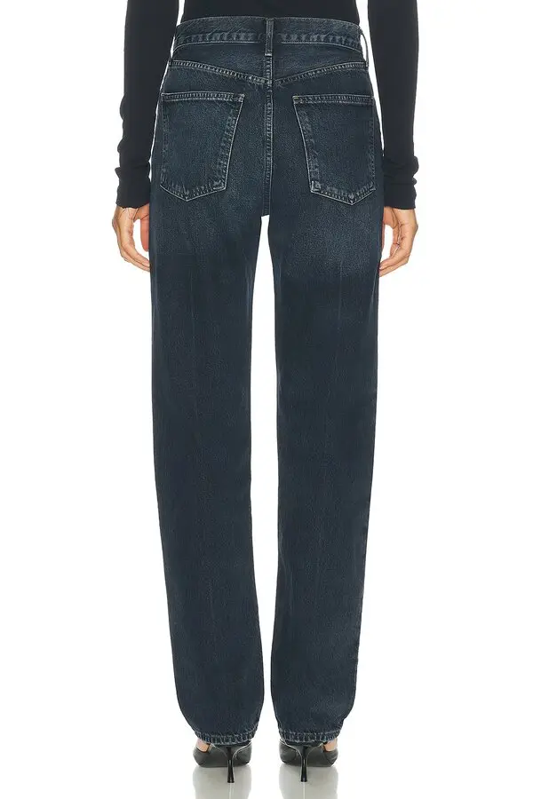 AGOLDE 90s Pinch Waist Long Jean In Blue