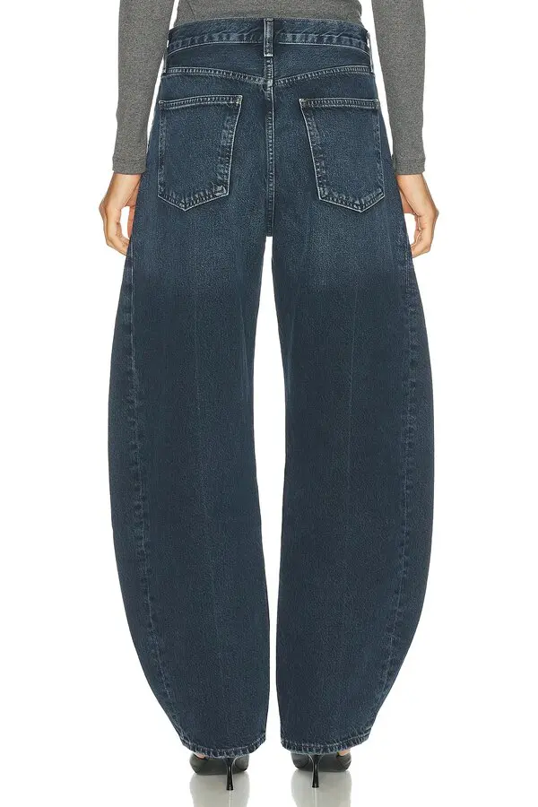 AGOLDE Luna Pieced Jean In Blue - Central