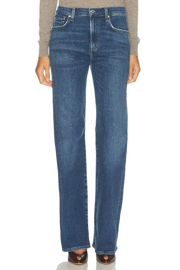 Citizens Of Humanity Lilah High Rise Boot Jeans In Blue - Boulevard