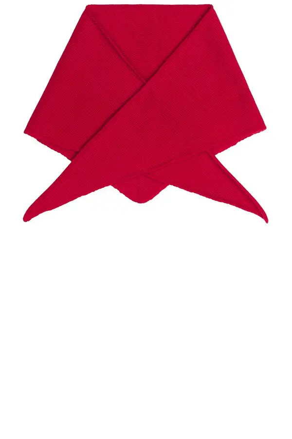 LISA YANG Mairi Bandana Scarf In Red - Goji Berry