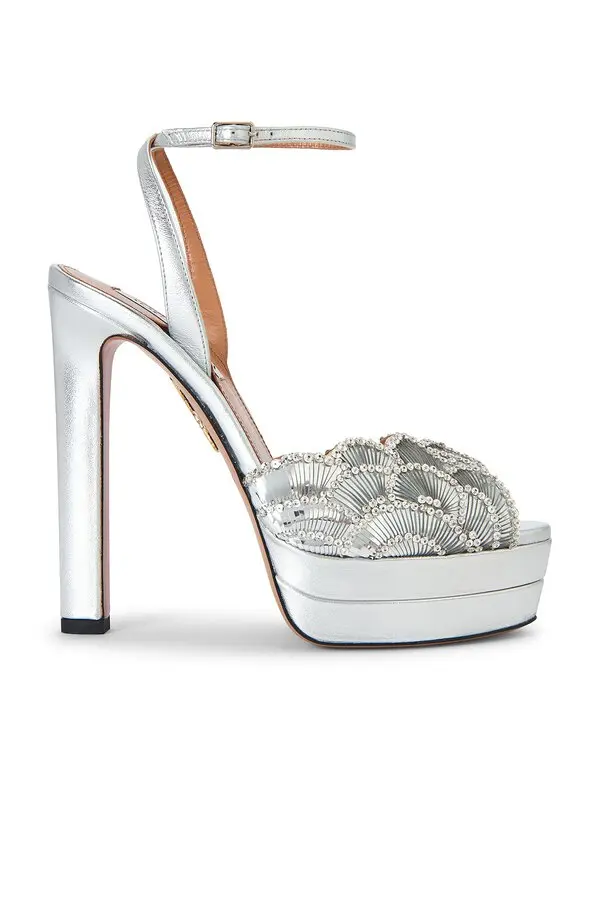 AQUAZZURA Ce Soir 130 Plateau Sandal